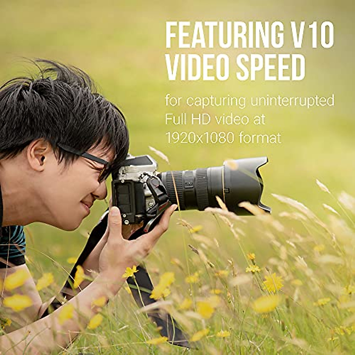 PNY 32GB Elite Class 10 U1 V10 SDHC Flash Memory Card - 100MB/s, Class 10, U1, V10, Full HD, UHS-I, Full Size SD