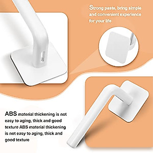 Adhesive Scrunchie Holder DIY Hair Accessories Organizer Wall Hooks Waterproof Scrunchy Storage Stick Scrunchies Holder Organizer Headband Hairband Hair Ties Holder (Simple Style, White)