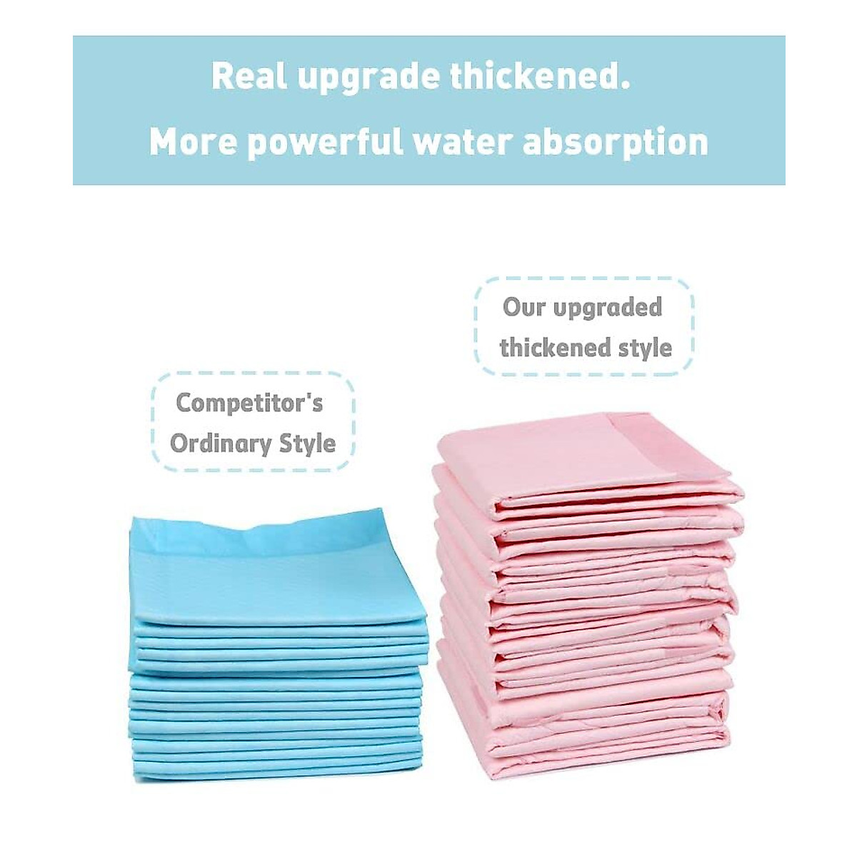 BinetGo Puppy Pads Disposable Puppy Training Pads 13" x 18" -100 Count Puppy Pads | Premium Puppy Potty Training Pads，Potty Pads Bed Pads, Underpads Ultra Absorbent Incontinence Pet Training Pads