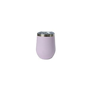 Sip+Sea Antiqua 12 oz Stainless Steel Ceramic Lined Wine Tumbler with Lid | Stemless | Double Wall Vacuum Insulated