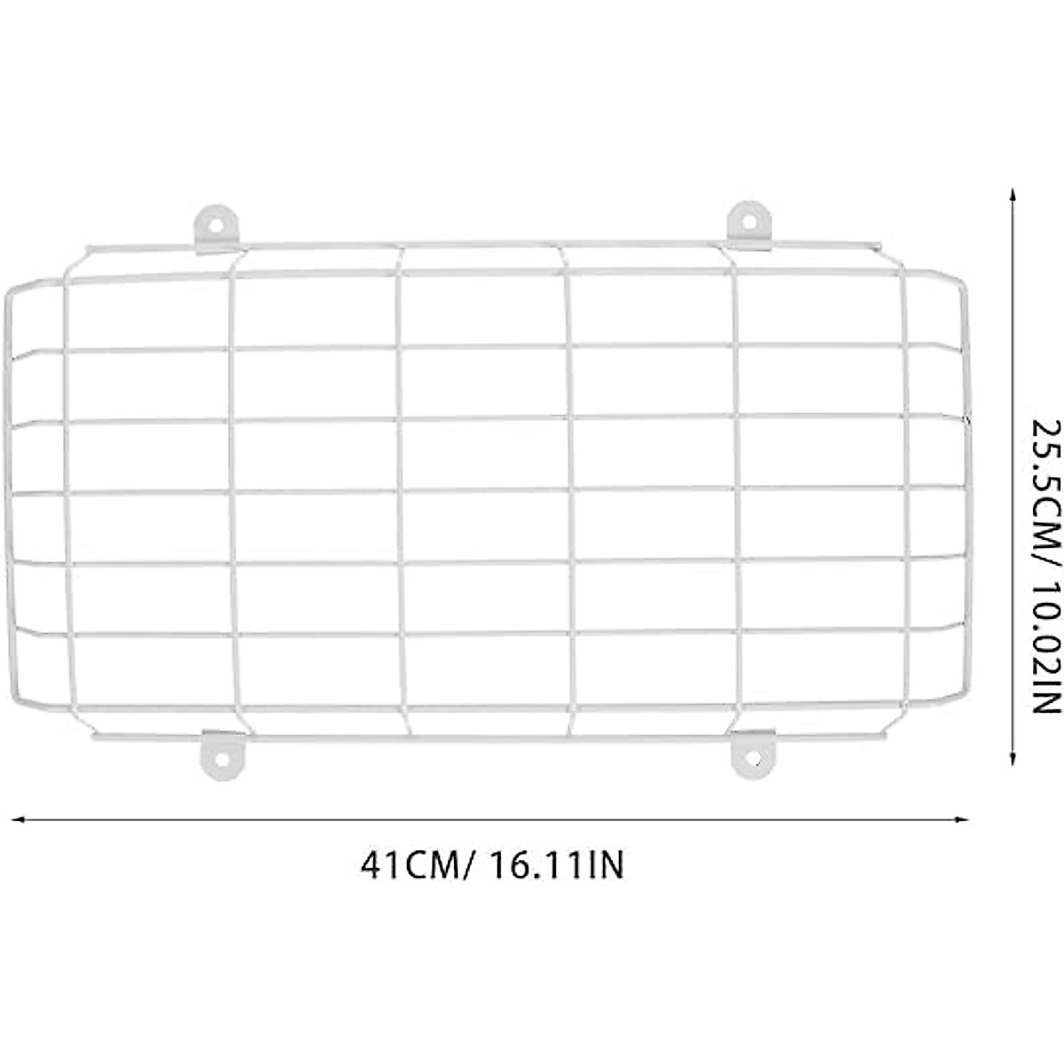 Wire Guard for Exit Sign Emergency Light Metal Wire Guard Damage Stopper Exit Sign Damage Cage Wall Mounted Emergency Signal Protective Cover