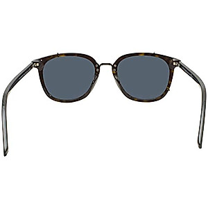 Dior Homme BlackTie272S 086A9 Sunglasses Men's Dark Havana/Blue Lens Square 50mm
