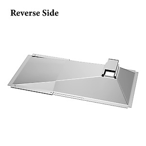 BMMXBI Adjustable Grease Tray with Drip Pan - Universal Catch Pan for Nexgrill, Charbroil, Kenmore, Dyna Glo, Expert Grill, BHG and More(23.6"-31.6")