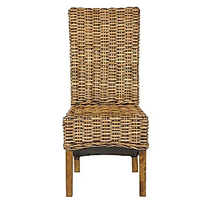 Safavieh Home Collection Isla Brown Dining Chair (Set of 2)