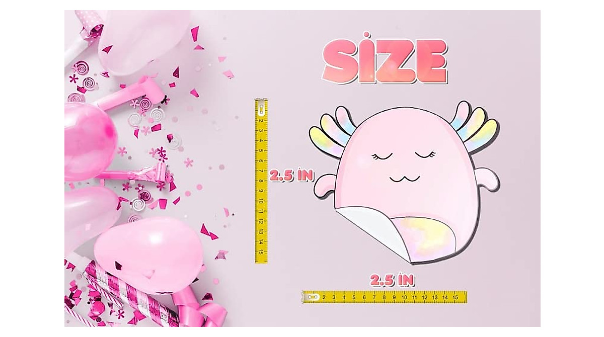 25 Pcs Squishy Toys Stickers for Fun Creations
