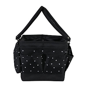 Everything Mary Deluxe Store and Tote, Black & White - Caddy for Art, Craft, Sewing & Scrapbooking Supplies - Craft Organizers and Storage with Many Compartments