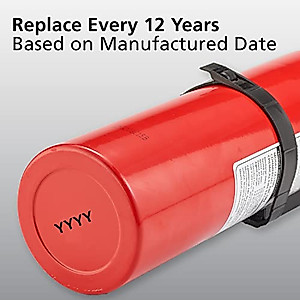 Kidde Fire Extinguisher for Home, 1-A:10-B:C, Dry Chemical Extinguisher, Red, Mounting Bracket Included, 1 Pack