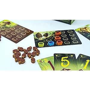 Wonder Woods Board Game by Blue Orange Games - Family or Adult Mushroom Theme Strategy Board Game for 2 to 5 Players. Recommended for Ages 8 & Up.