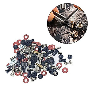 1Box DIY Accessories Kit for Motherboard Mounting Hardware Screws Repair Tool Hard Disk for Computer PC with Storage Case SCRW-209215