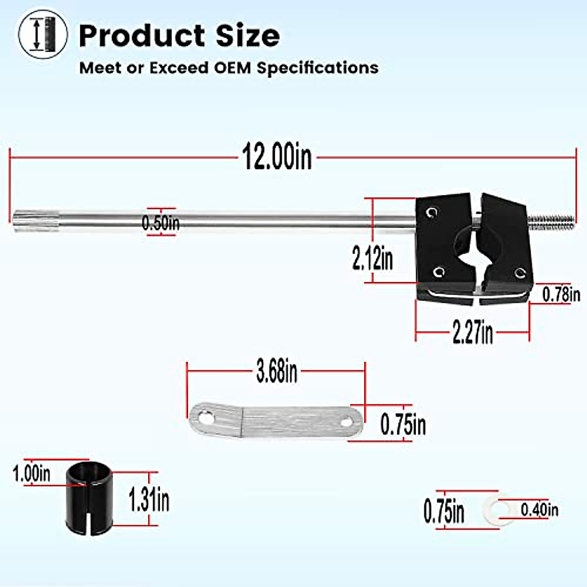 A10-080 Round Rail Grill Mount Quick-Disconnect Mounting Hardware All Angle Mounting Bracket 7/8"-1" for Marine Kettle BBQ Grill