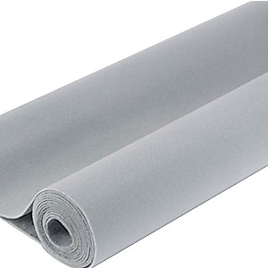 Self Adhesive Velvet Flock Backing Paper Liner for Jewelry Drawer 17.7" x 117" Craft Fabric Peel and Stick, Soft Velvet Liner for Drawer DIY (Grey)