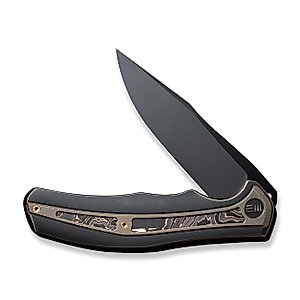WE Kellen Bogardus WE22016-3 Bronze/Black Titanium Handle with Bronze Titanium & Copper Foil Carbon Fiber Inlay