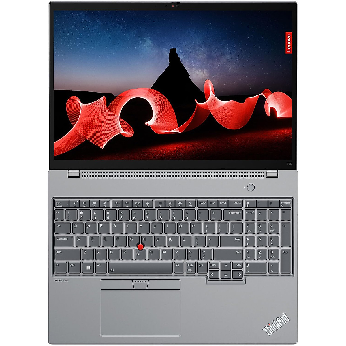 Lenovo T16 Gen 2 Home & Business Laptop (Intel i7-1355U 10-Core, 16GB DDR5 5200MHz RAM, 512GB SSD, Intel UHD, 16.0" 60 Hz Touch Wide UXGA (1920x1200), Fingerprint, WiFi, Win 11 Pro) with USB-C Dock