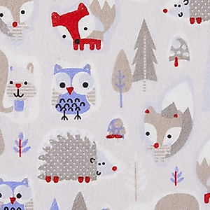 Trend Lab Winter Forest Deluxe Flannel Fitted Crib Sheet