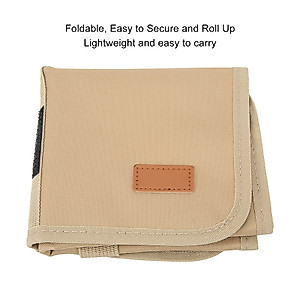 BORDSTRACT Camping Tableware Storage Bag, Hanging Multi Pocket Storage Roll, Portable Outdoor Utensil Bag for Picnic, Kitchen, BBQ, Hiking