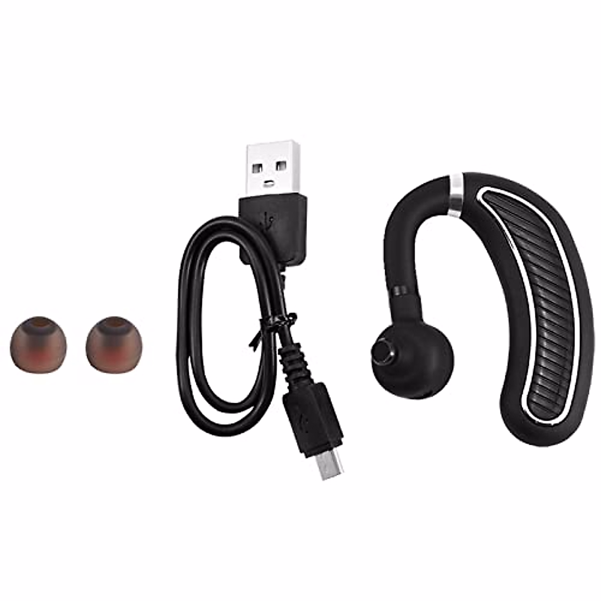 Zerone Bluetooth Headset, K21 Business Headphones Wireless Earphones with Microphone Single Earpiece with Noise Reduction Mic