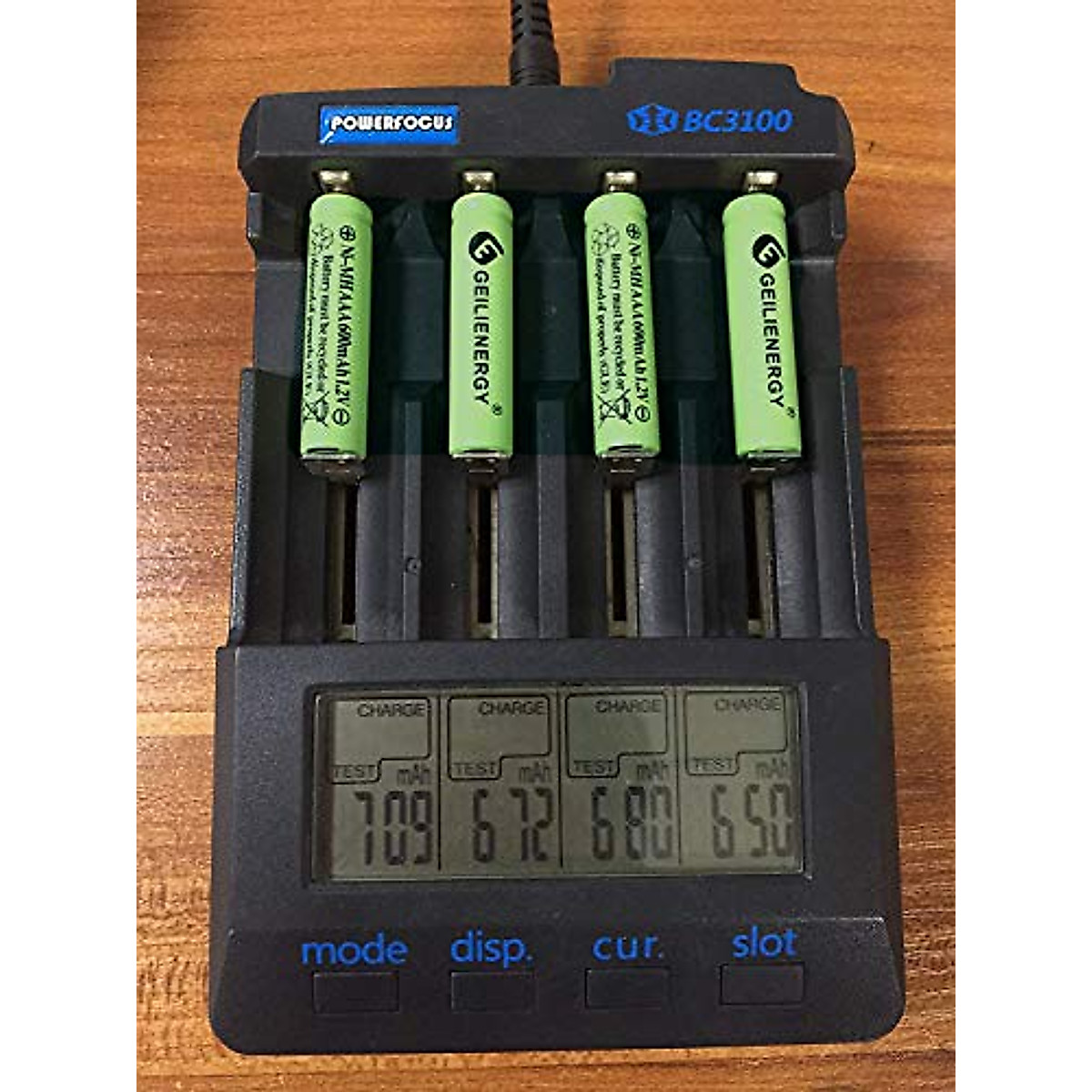 OXWINOU 1.2V AAA 600mAh NI-MH Rechargeable Battery for Outdoor Solar Lights,Garden Lights, Remotes, Mice (Green 4 PCS)