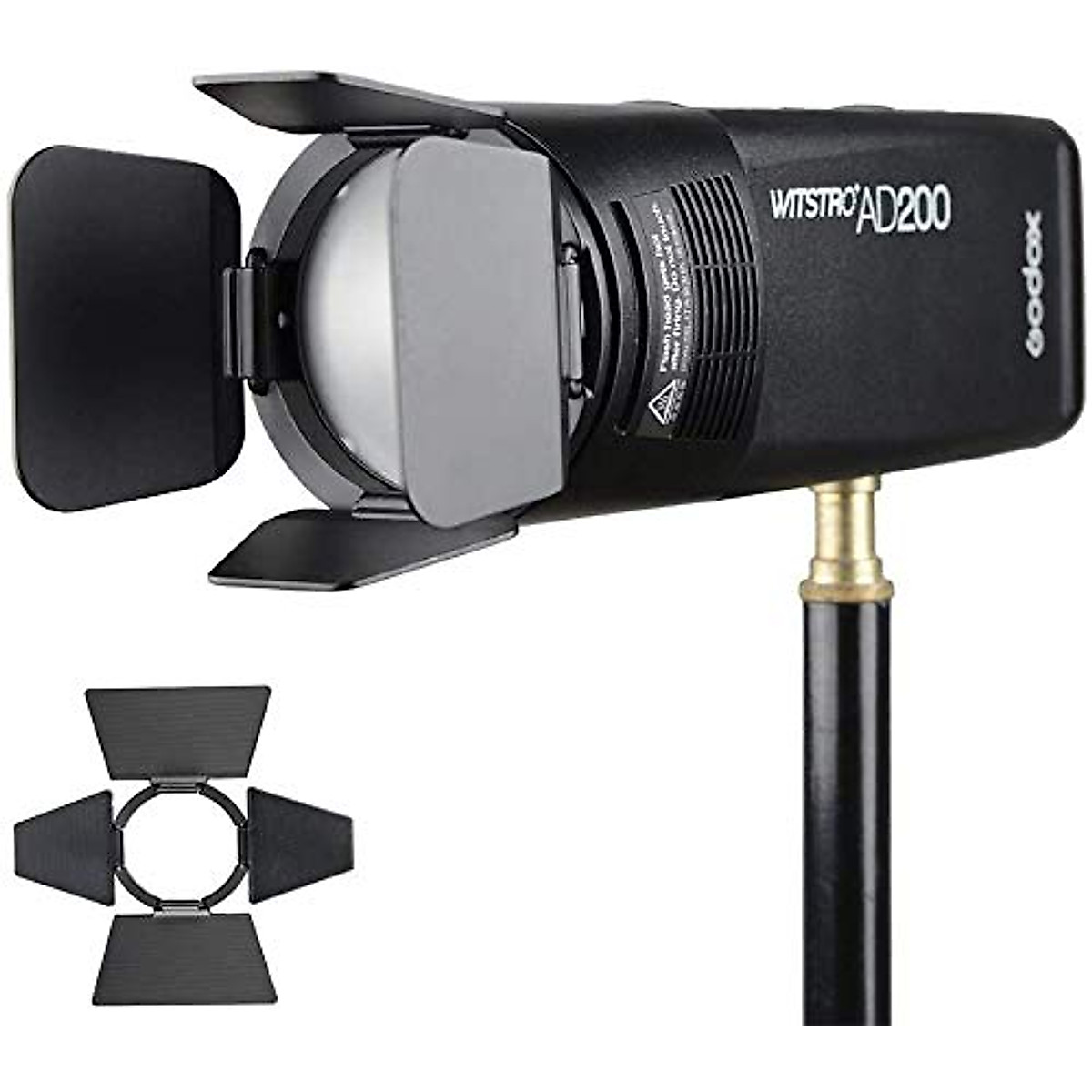 Godox AK-R1 Accessories Kit for Godox V1 Round Head Camera Flash and Godox H200R Round Flash Head to Godox AD200/Godox AD200pro Pocket Flash Light
