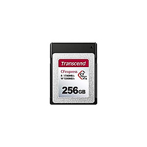 Transcend TS256GCFE820 CFexpress 820 Type B Memory Card for 4K Video Capture