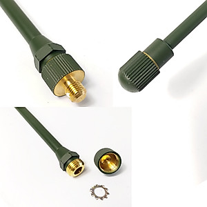 HF Manpack Collapsible 7 Element Whip Antenna 285 CM Length