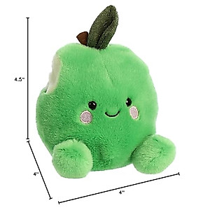 Aurora® Adorable Palm Pals™ Jolly Green Apple™ Stuffed Animal - Pocket-Sized Fun - On-The-Go Play - Green 5 Inches
