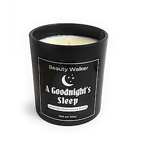 Beauty Walker A Goodnight's Sleep Candle - Lavender Chamomile 100% Natural Organic Soy Wax