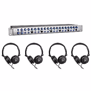 PreSonus HP60 6-Channel Headphone Amp with Headphones Bundle