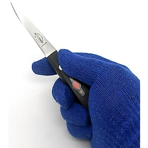 F. Dick 3" Blade Oyster/Clam Knife - Full Tang Blade With Riveted Durable Handle - Beveled Edge - German Made Of German High-Carbon Stainless Steel