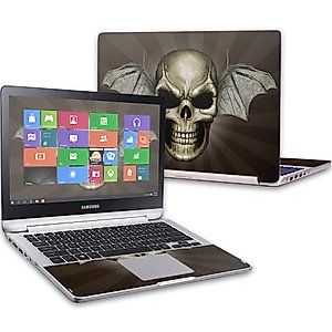 MightySkins Skin Compatible with Samsung Notebook 7 Spin 13.3" (2016) wrap Cover Sticker Skins Skeletor