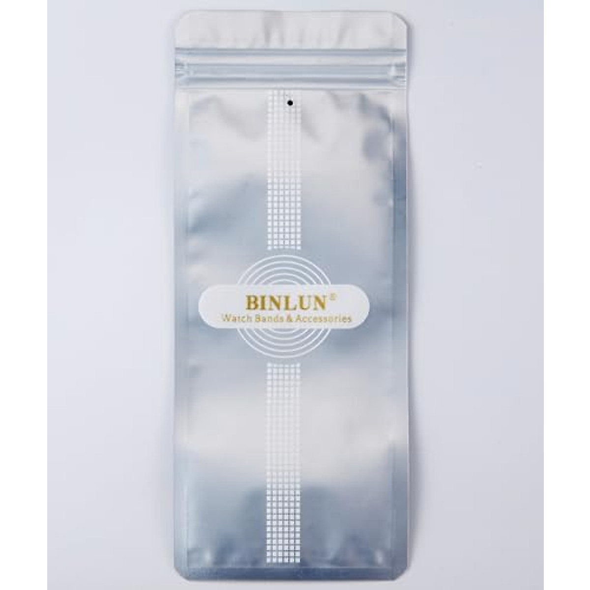 BINLUN Elastic Fabric Nylon Watch Band Waterproof Military Replacement Watch Strap Hook-and-Loop for Men Women Silver & Black Buckle 18/20/22mm