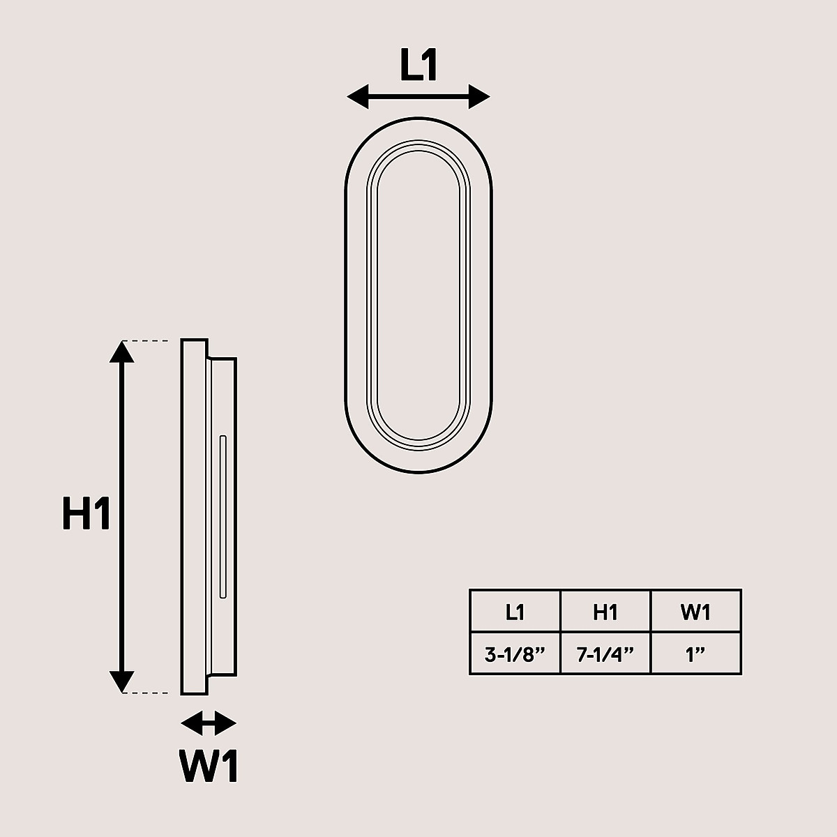 ONLINE LED STORE TRUE MODS Black Rubber Grommet for Universal 6" Oval/Oblong Taillights [Easy Installation] [Durable Rubber] For Trailers RV & Trucks