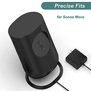 Kissmart Charger Base for Sonos Move, Replacement Charging Dock Station Adapter for Sonos Move Smart Speaker