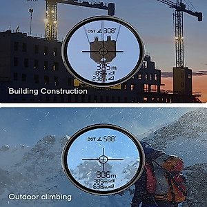 FIDDAA Golf Rangefinder,Multifunctional Rangefinder,Laser Range Finder,LCD Screen Display,Touch Screen Measuring Instrument Distance Angle Measuring Altimeter