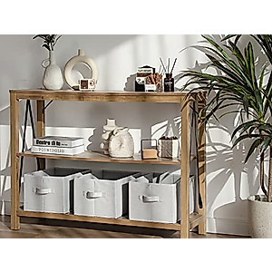 StorageWorks 2-Pack Narrow Storage Bins with 3-Pack Storage Baskets