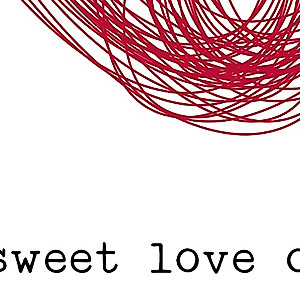 Guns & Roses | Sweet Child Of Mine - song lyric wall art print music poster heart home decor