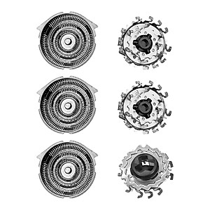 HQ9 Replacement Heads compatible with Electric Shavers Razors Replacement Blades HQ9 Speed xl Series HQ9080 HQ9070 HQ8240/8260 8140Xl 8150Xl 8160Xl 8170Xl Upgraded Shaving Heads