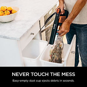 Shark IZ142 Pet Pro Cordless Stick Vacuum Cordless Stick Vacuum, Gray/Orange (Renewed)