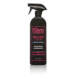 EQyss - EQyss Micro-Tek Equine Horse Spray- Soothes Sensitive Skin. Helps Scratching, Itching, and Rubbing. 32 oz
