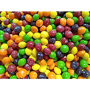 2 lbs of Fresh Delicious Grape Green Apple Lemon Orange Strawberry. Bulk Chewy Hard Shelled Candy