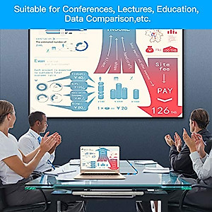 DYSYXD USB to HDMI Adapter USB 3.0 to HDMI for HDTV/Monitors/Projectors 1080P USB 3.0 to HDMI Audio Converter Compatible with Windows 10