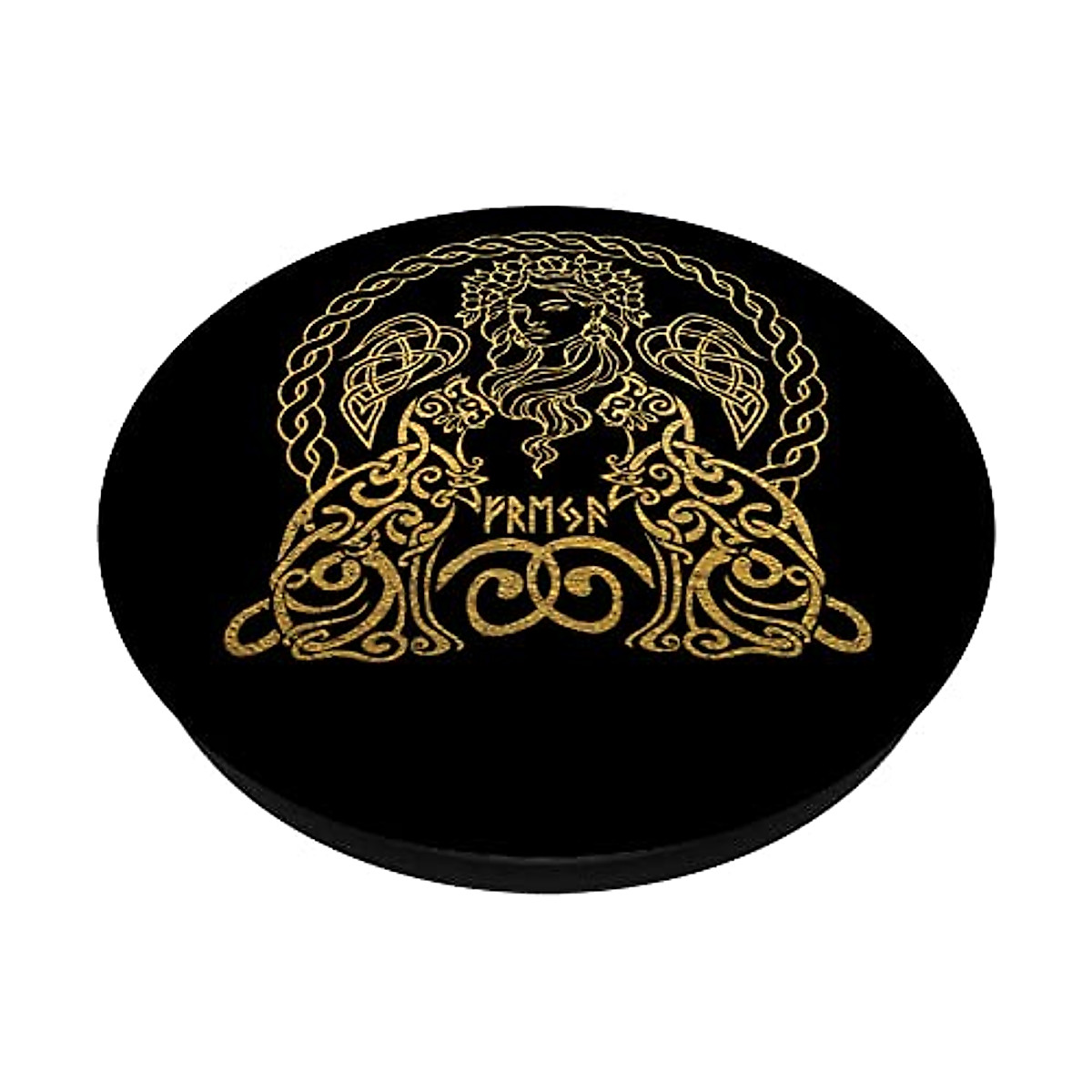 Freya Goddess Freyja Viking Norse Mythology Gold Celtic Knot PopSockets Swappable PopGrip