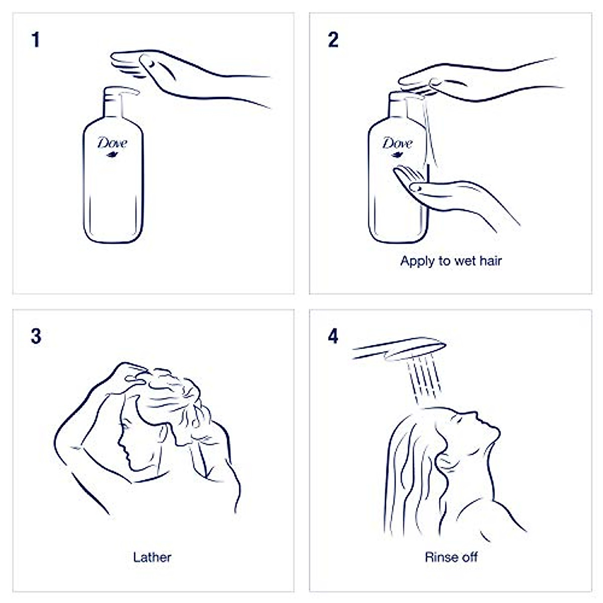 Dove Shampoo for Fine Hair Oxygen Moisture weightless hair care system for 95% more volume in flat hair 12 oz