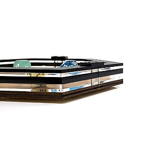 C4Labs Mini Personal Size Hexagon Gaming Dice Tray-7"x5.5"