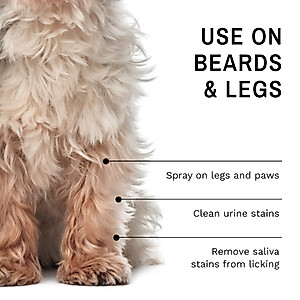 Eye Envy Beard Stain Remover Spray for Dogs/Cats|100% Natural and Safe|Lift Stains from Drooling, Saliva, Food, Runoff from Tearing|Treats The Cause of staining|Removes Odors|Keeps Beard Clean, 4oz