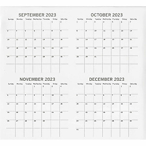 James Bond Calendar 2024 - Month to a View Planner 30cm x 30cm - Official Merchandise