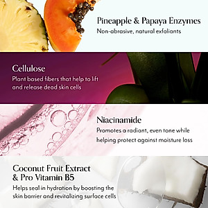 Bliss Jelly Glow Peel™ Gentle Non-Abrasive Cleanser and Exfoliator With Fruit Enzymes - 4 Oz - Nourishes and Hydrates Skin - Clean - Vegan & Cruelty Free