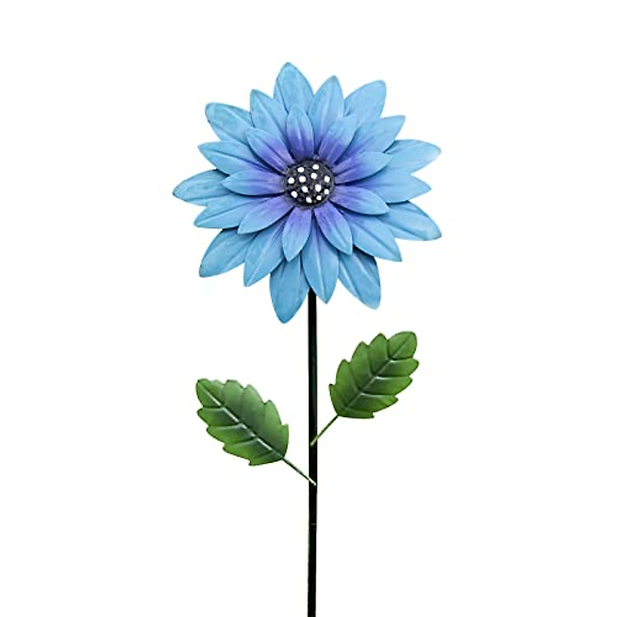Flower Outdoor Garden Stakes Decor,Metal Flower Stick Décor,Flowers Metal Flowers Water Proof Decorative for Lawn Yard Patio