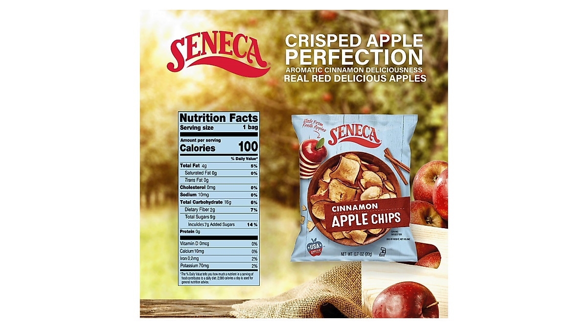 Seneca Cinnamon Apple Chips: Crispy, Real Apple Snack!