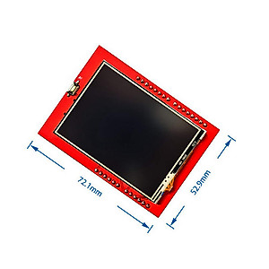 Treedix 2.4 inch TFT LCD Display 320 x 240 Color Touch Screen Module with Touch Pen Compatible with Arduino UNO R3 Mega2560 Due