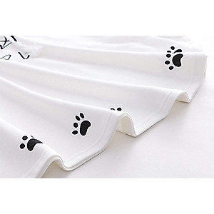 BAIMORE Japanese Mori Girl Kawaii Cute Cat Ears Hooded Cape White